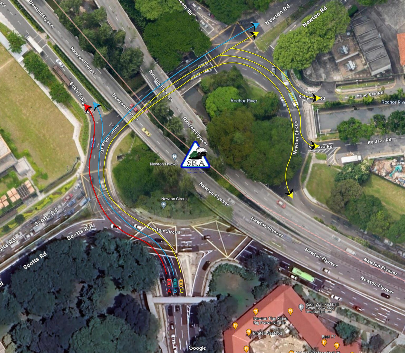 List Of Roundabouts In Singapore And How To Use Round Abouts 2025 - Singapore Road Accident